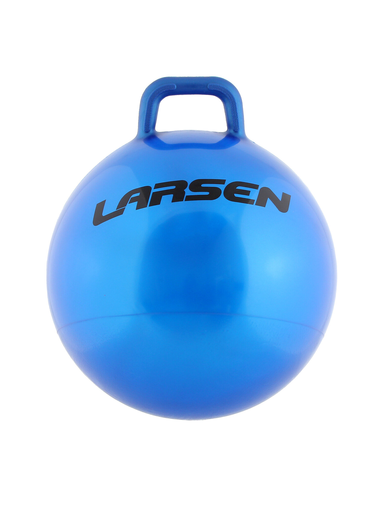 Мяч Larsen PVC цвет синий 46 см, максимальная нагрузка 80 кг