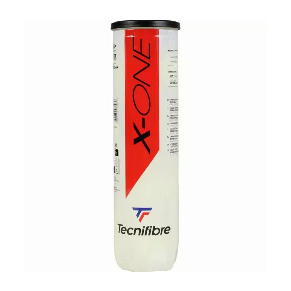 Мяч теннисный Tecnifibre X-One 4B, 60XONE364, упаковка 4 шт, одобрены ITF