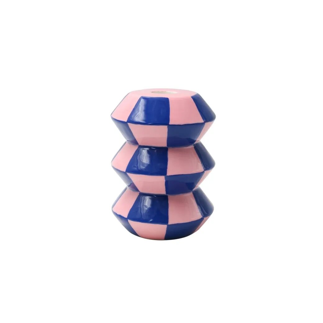 QUE RICO Подсвечник Baltasar "CRAZY SQUARES"
