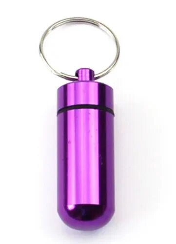 MOONBIFFY Портативная алюминиевая коробка Stonego 1PC, Фиолетовый, Purple