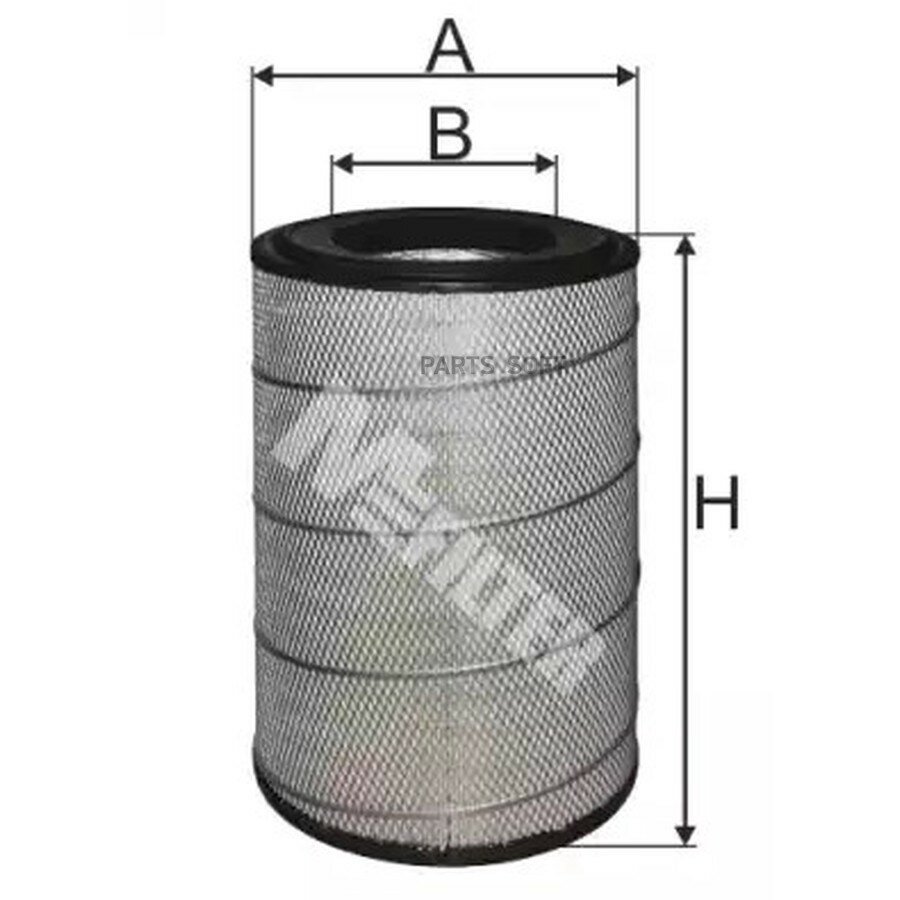 M-FILTER A333 Фильтр воздушный [303/173.5x486]