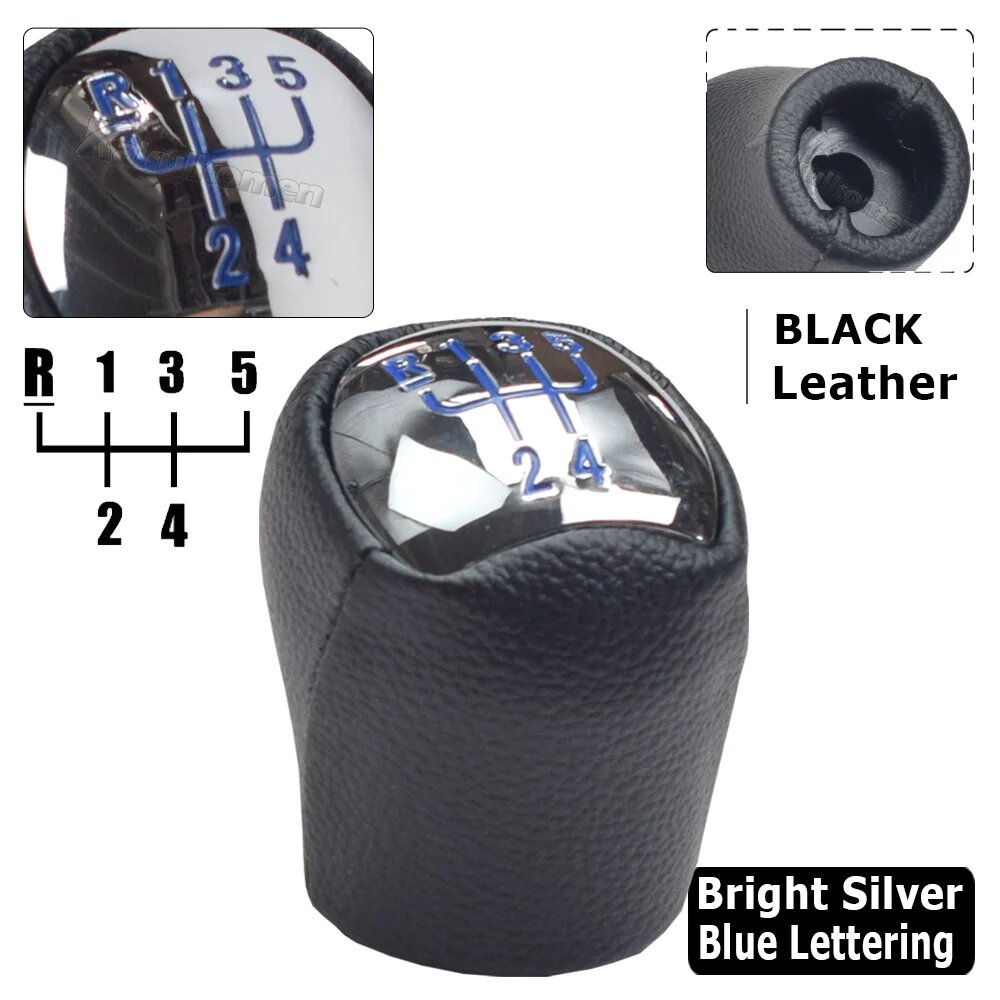 Ручка переключения передач Black L-Silver 3 для Renault