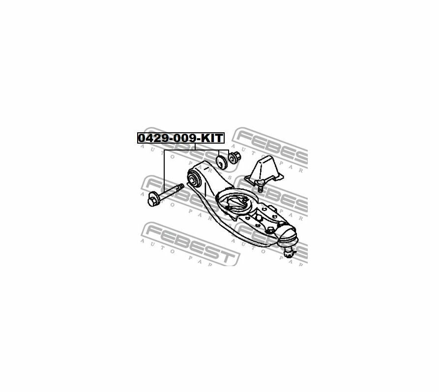 Болт эксцентрик MITSUBISHI PAJERO/L200 15-