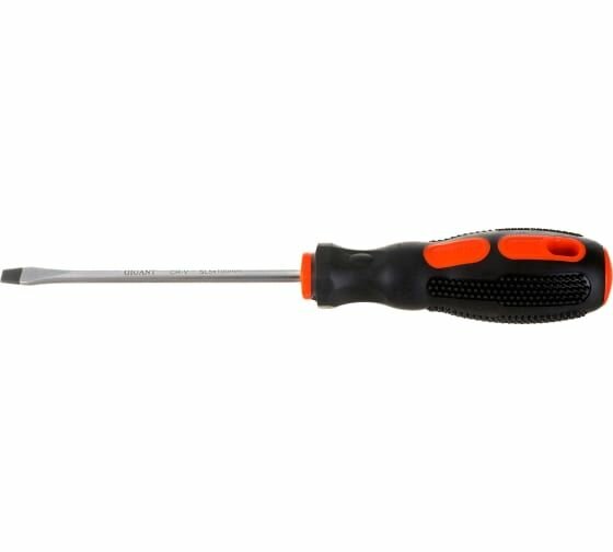 Отвертка плоская шлицевая Gigant SL 5x100 с магнитным наконечником GS SL5100