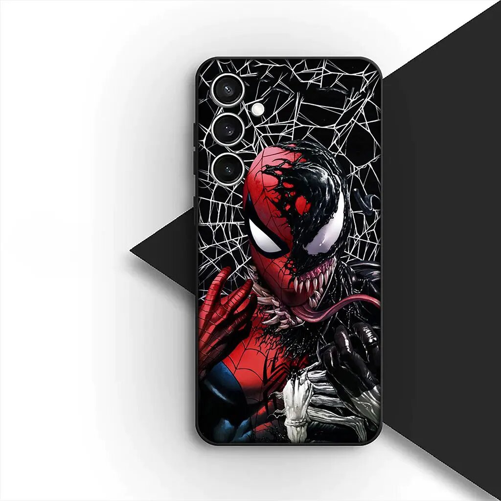 Чехол Redmi Note 8 Pro Venom Marvel Spiderman, черный