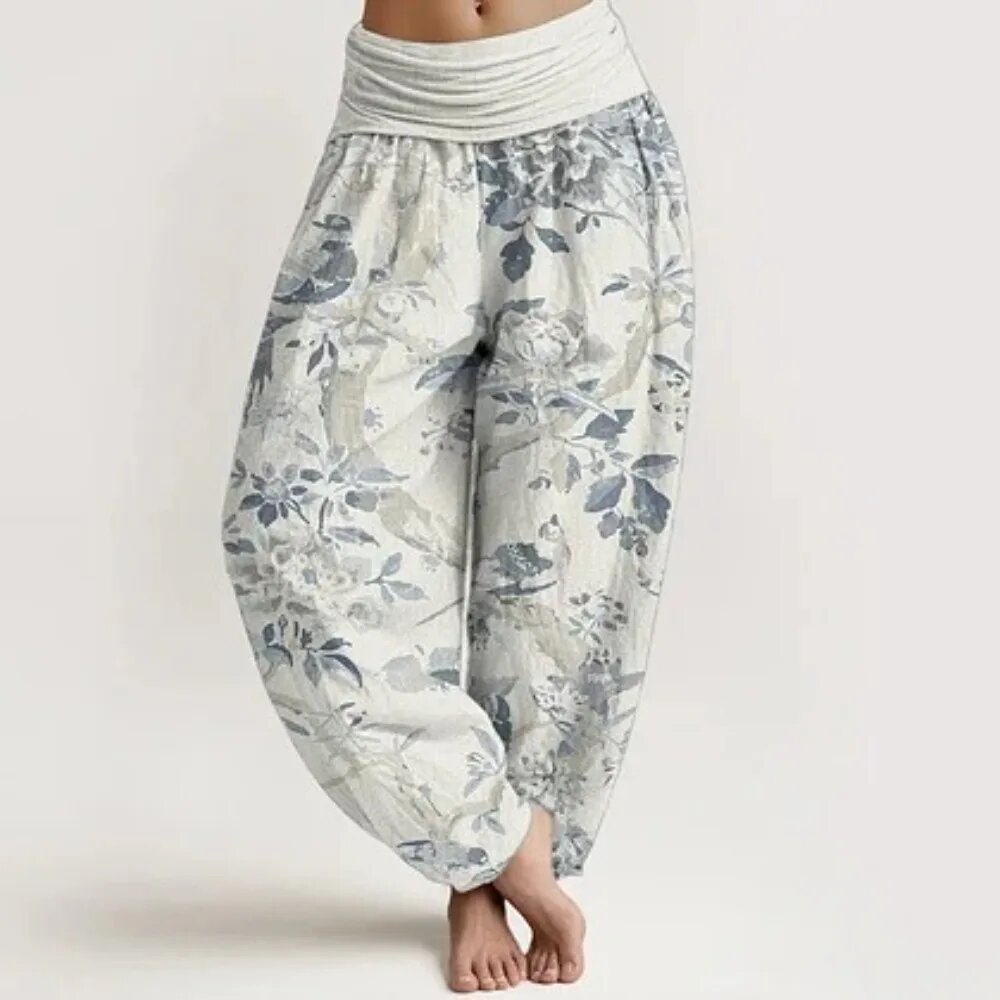 Женские шаровары SOSHIRL, принт paisley, L, Pants 17