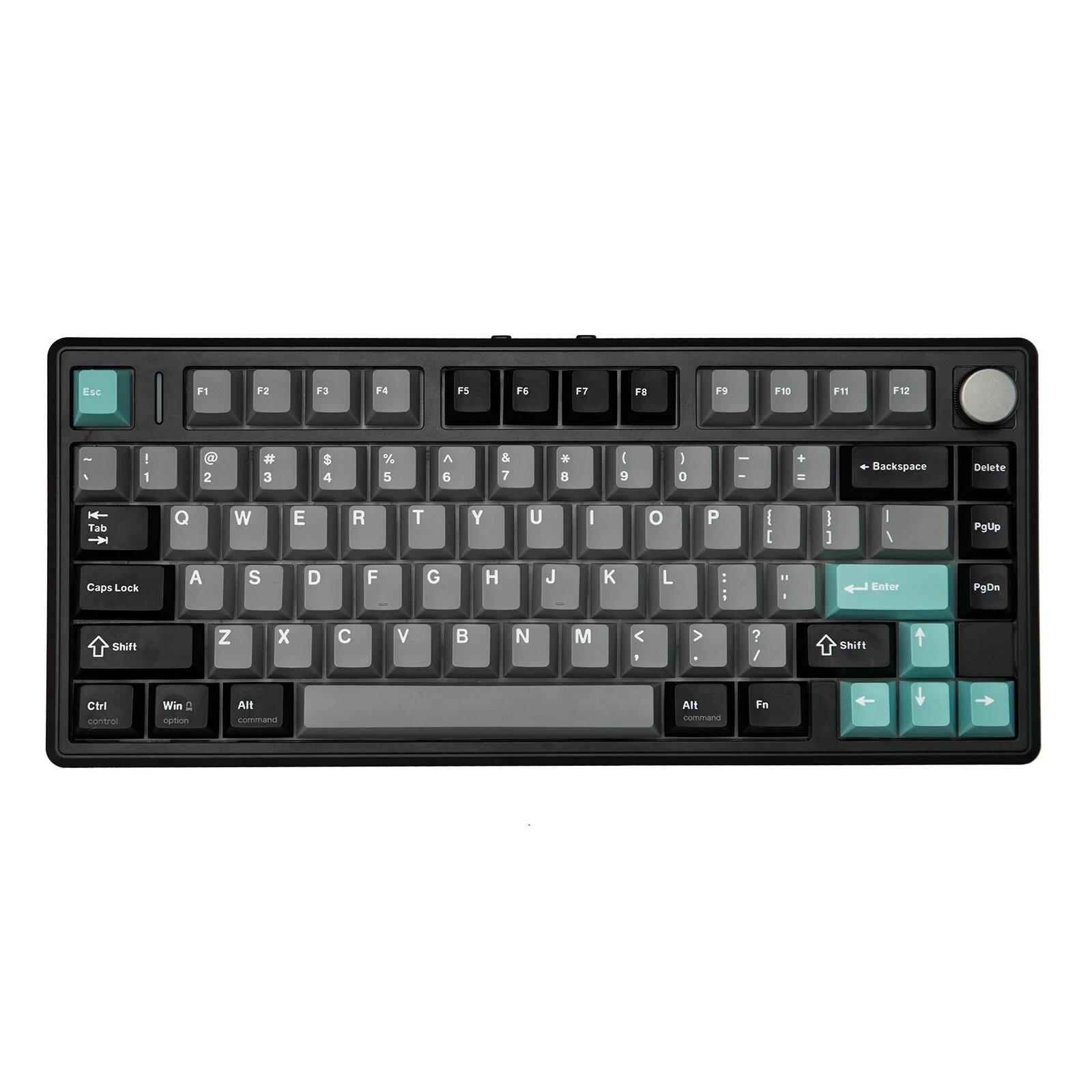 EPOMAKER TH80 V2 Black, Sea Salt Silent V2