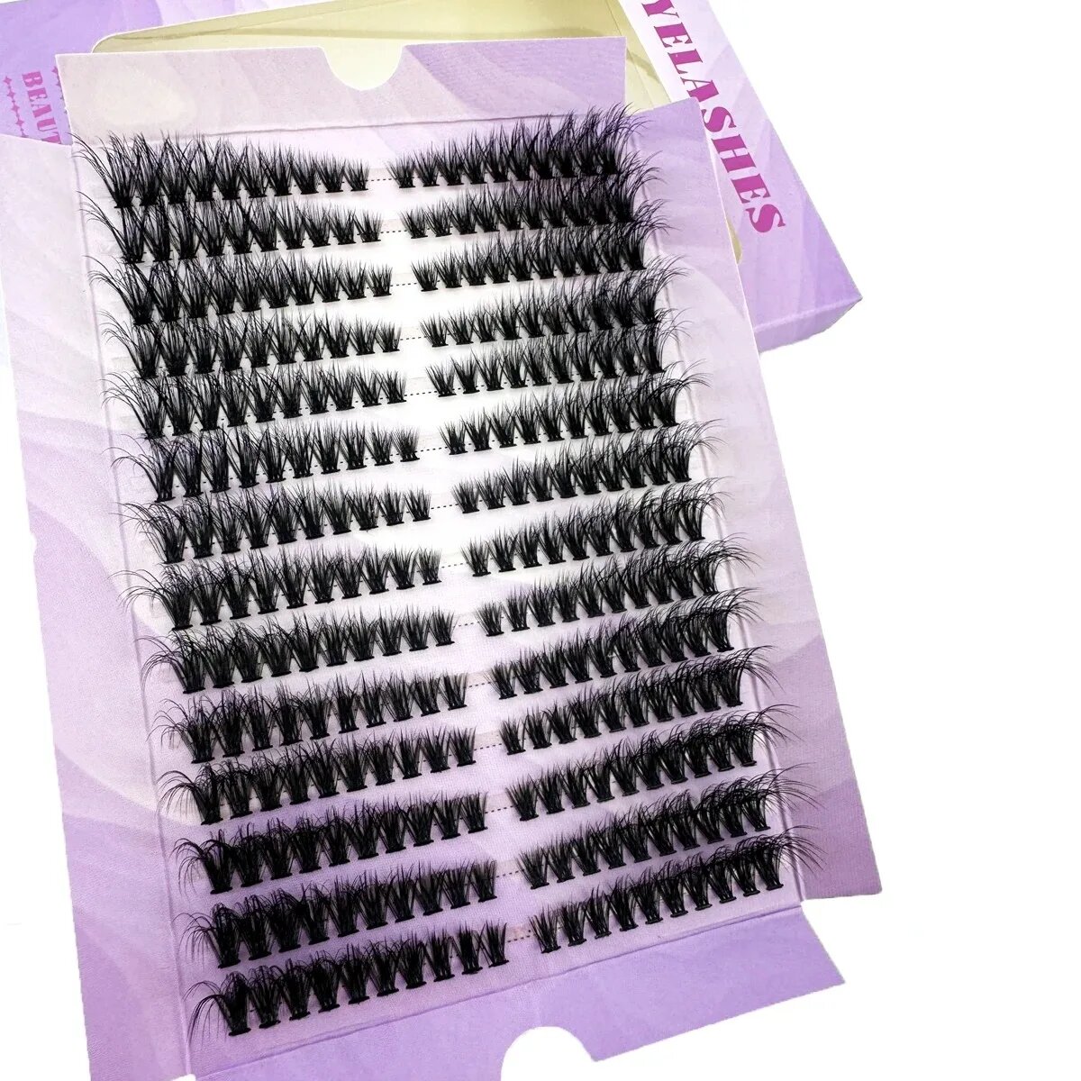 Anlinnet накладные ресницы пучки 14 рядов 14rows-50D