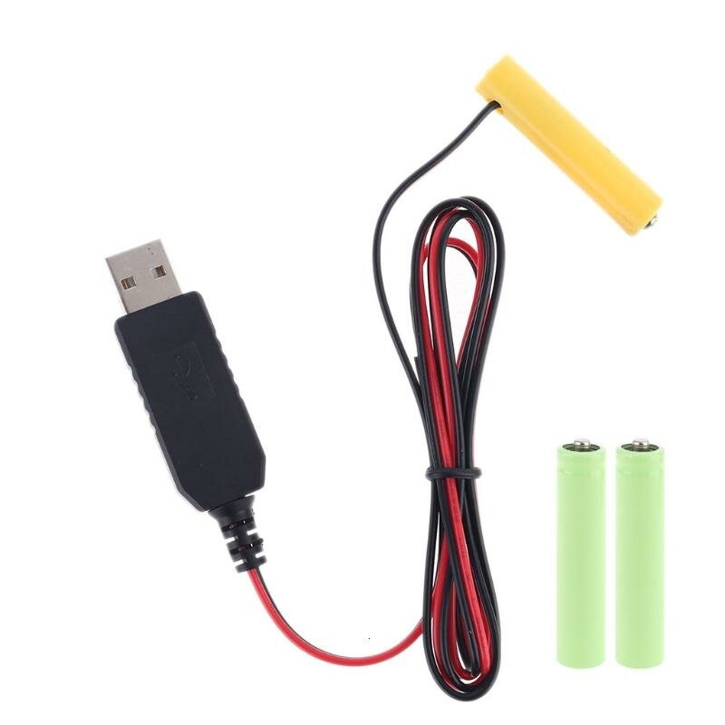 Адаптер питания USB для замены батареек AAA, Аай