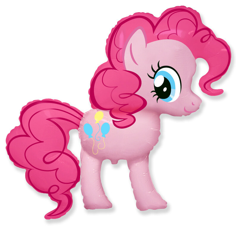Шар воздушный Flexmetal фигура, My Little Pony, лошадка Пинки Пай, 40' 102 см