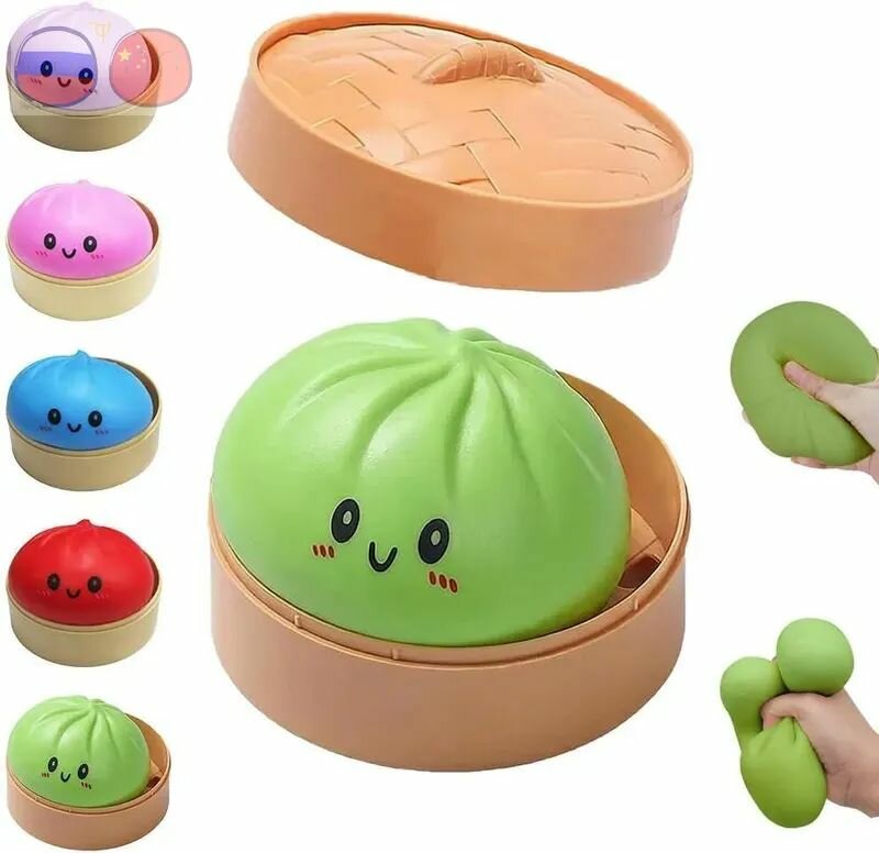 Сквиш антистресс Кнедлики Squishies 1шт