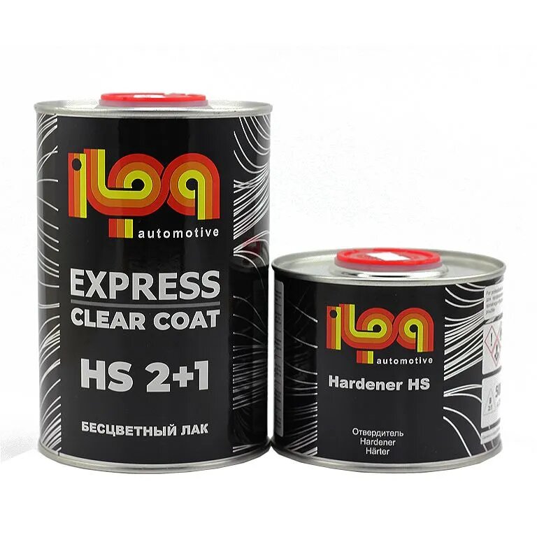 ILPA Лак акриловый Clear coat EXPRESS НS 2+1 1л + отвердитель 0.5л.