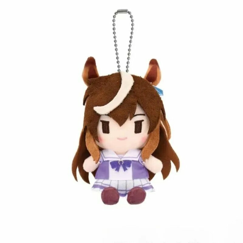 Игрушка мягкая аниме Умамусуме: Красотка Дерби Симболи Рудольф ; Umamusume: Pretty Derby Symboli Rudolf плюшевая игрушка 10 cm