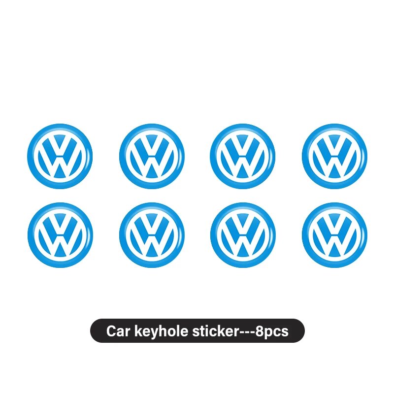 Наклейка-эмблема 14 мм для ключа автомобиля, логотип на пульт ДУ для Volkswagen VW Golf 4 5 6 7 Polo Jetta Sagitar Magotan Passat B5 B6