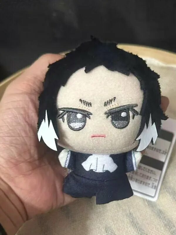 Аниме Мягкие Игрушки Рюноскэ Акутагава/Bungo Stray Dogs Ryunosuke Akutagawa Плюшевая игрушка-подвеска 10CM