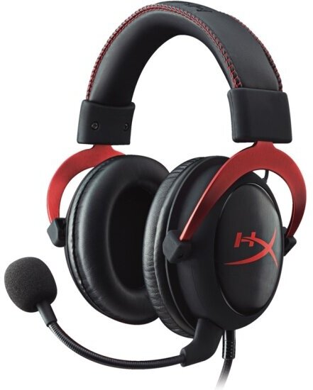 Игровые наушники Hyperx Cloud II Red, проводные (3.5 mm), красныйИгровые наушники Hyperx Cloud II Red, проводные (3.5 mm), красный