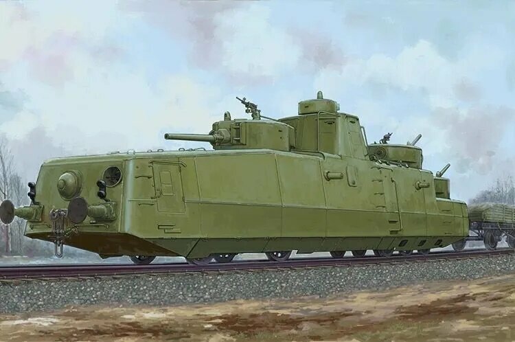 Hobby Boss 85514 1/35 Бронепоезд МБВ-2