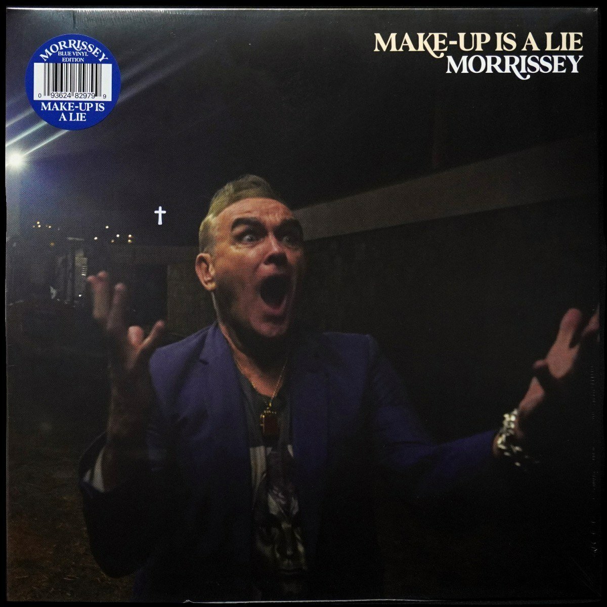Виниловая пластинка Sire Morrissey – Make-Up Is A Lie (синий винил)