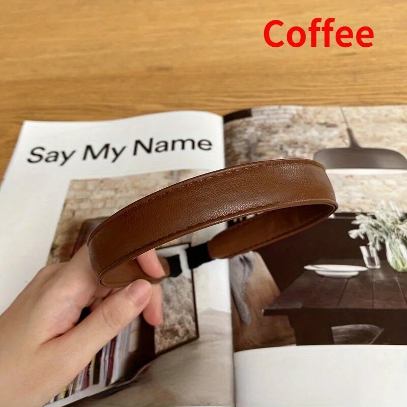 Коричневая повязка на голову Coffee