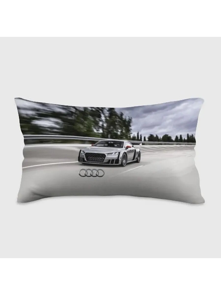 Ауди на скоростном шоссе Audi on the expressway Подушка