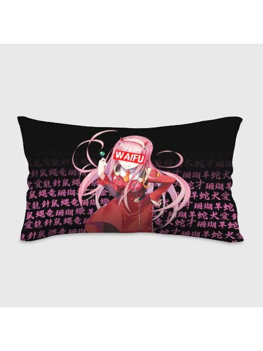 02, Zero Two, Darling IN the Franxx Подушка
