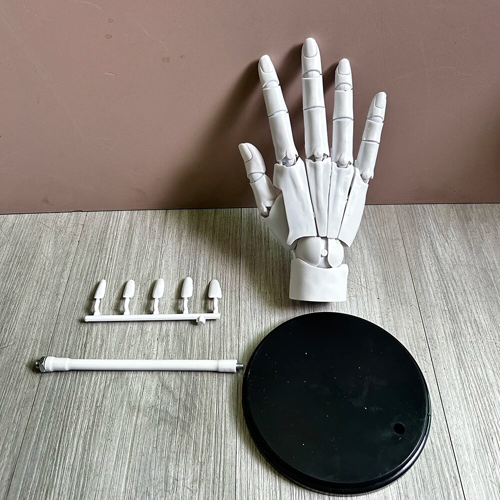 Bandai 1:1 Суперподвижная Модель Руки из ПВХ R white no box