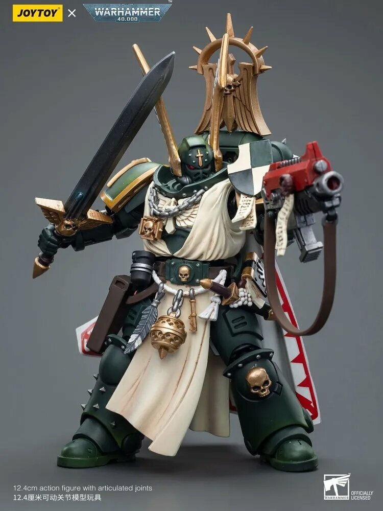JOYTOY Подвижная фигурка Warhammer 40K 1/18 Action Figure Dark Angels Master Lazarus