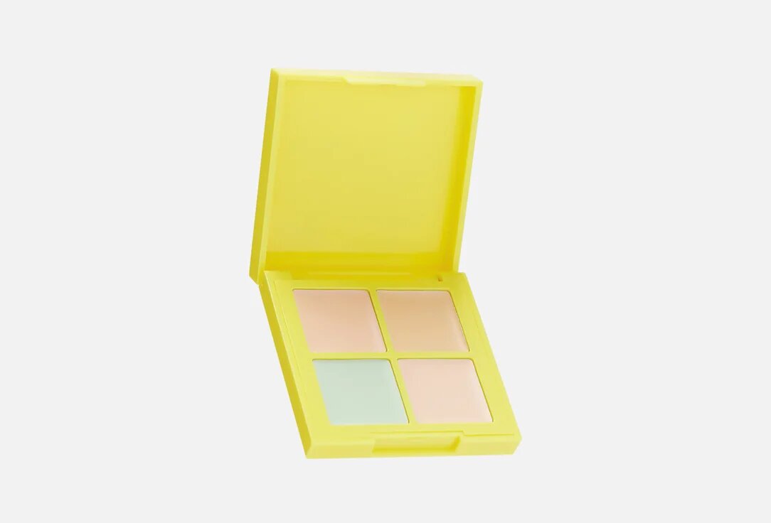 Beauty Bomb Total cover Палетка консилеров для лица 5.2 г 01, Песочный, бежевый, лососевый, зеленый