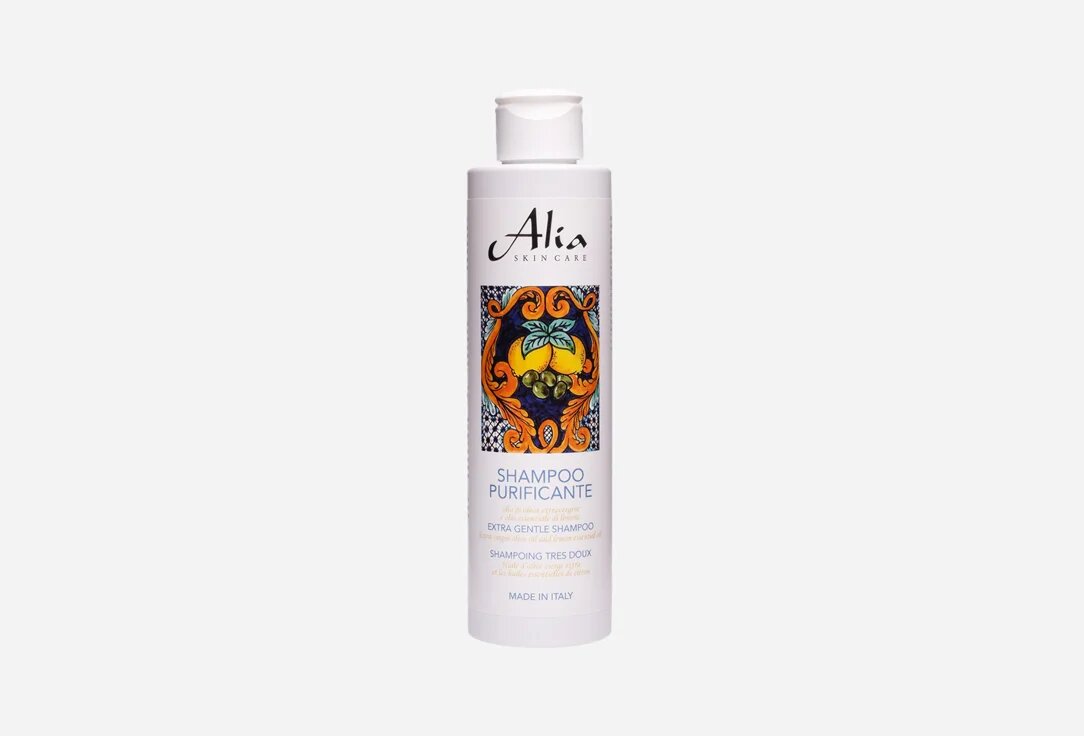 ALIA SKIN CARE Purifying shampoo Шампунь для волос с эфирным маслом лимона 200 мл