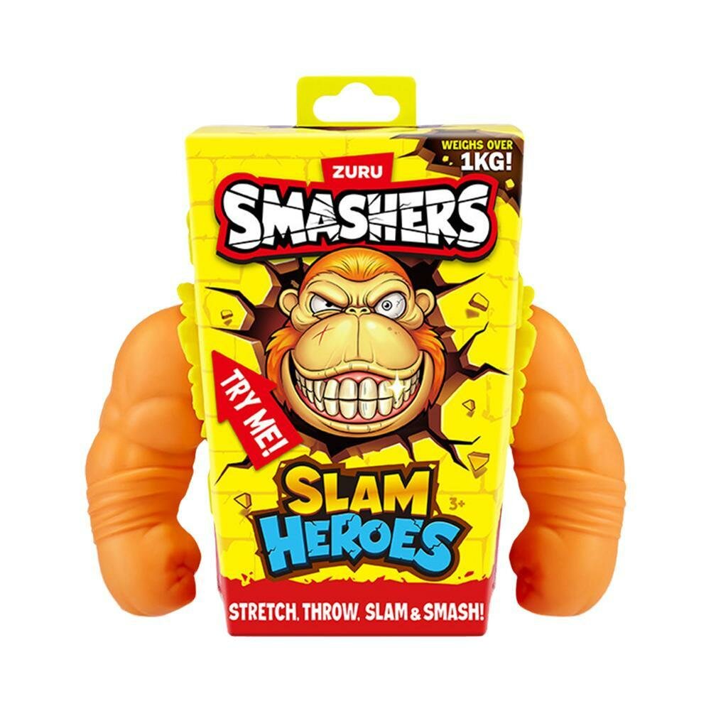 Игрушка тянучка - Рестлер. Детская груша для бокса. ZURU Smashers SLAM Heroes.