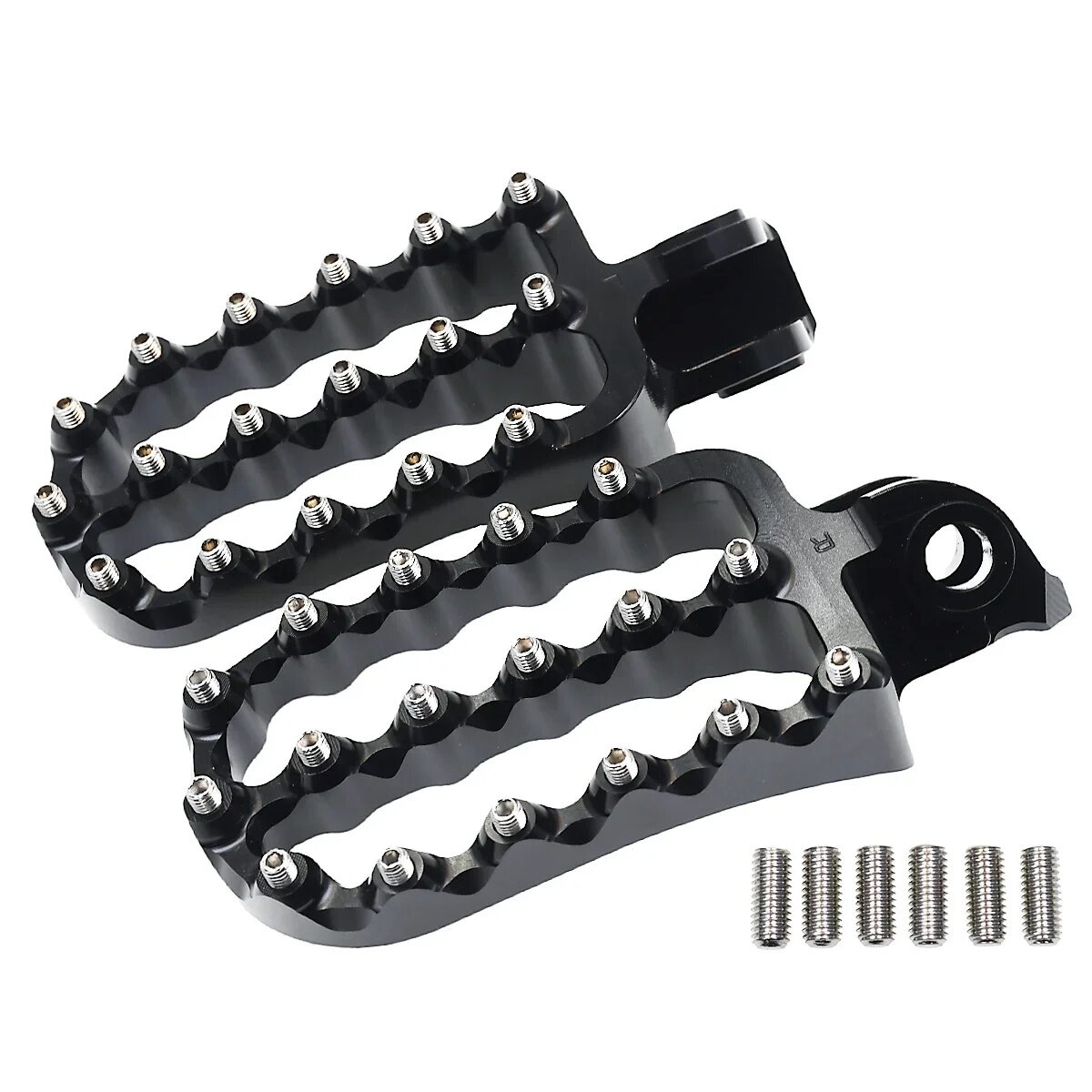 Черные кованые подножки для мото KTM 690/790/950
