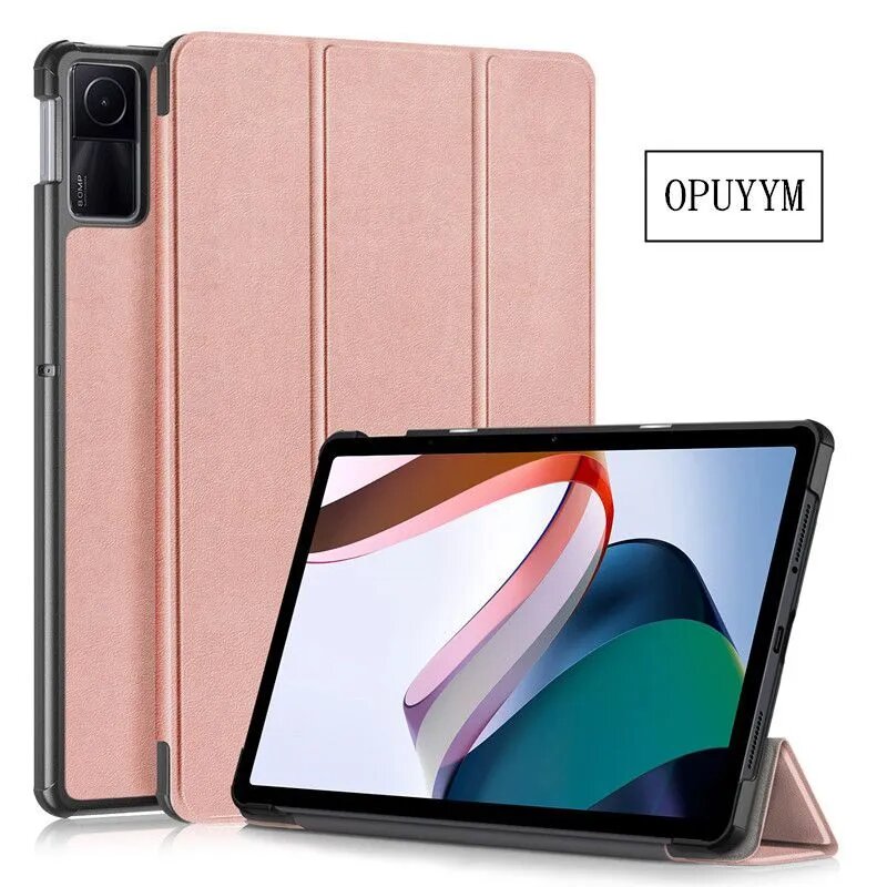 Чехол книжка Для XiaoMi Redmi Pad SE 11 дюймов 2023 ультра-тонкий три раза складной ударопрочный с подставкой крышка планшета