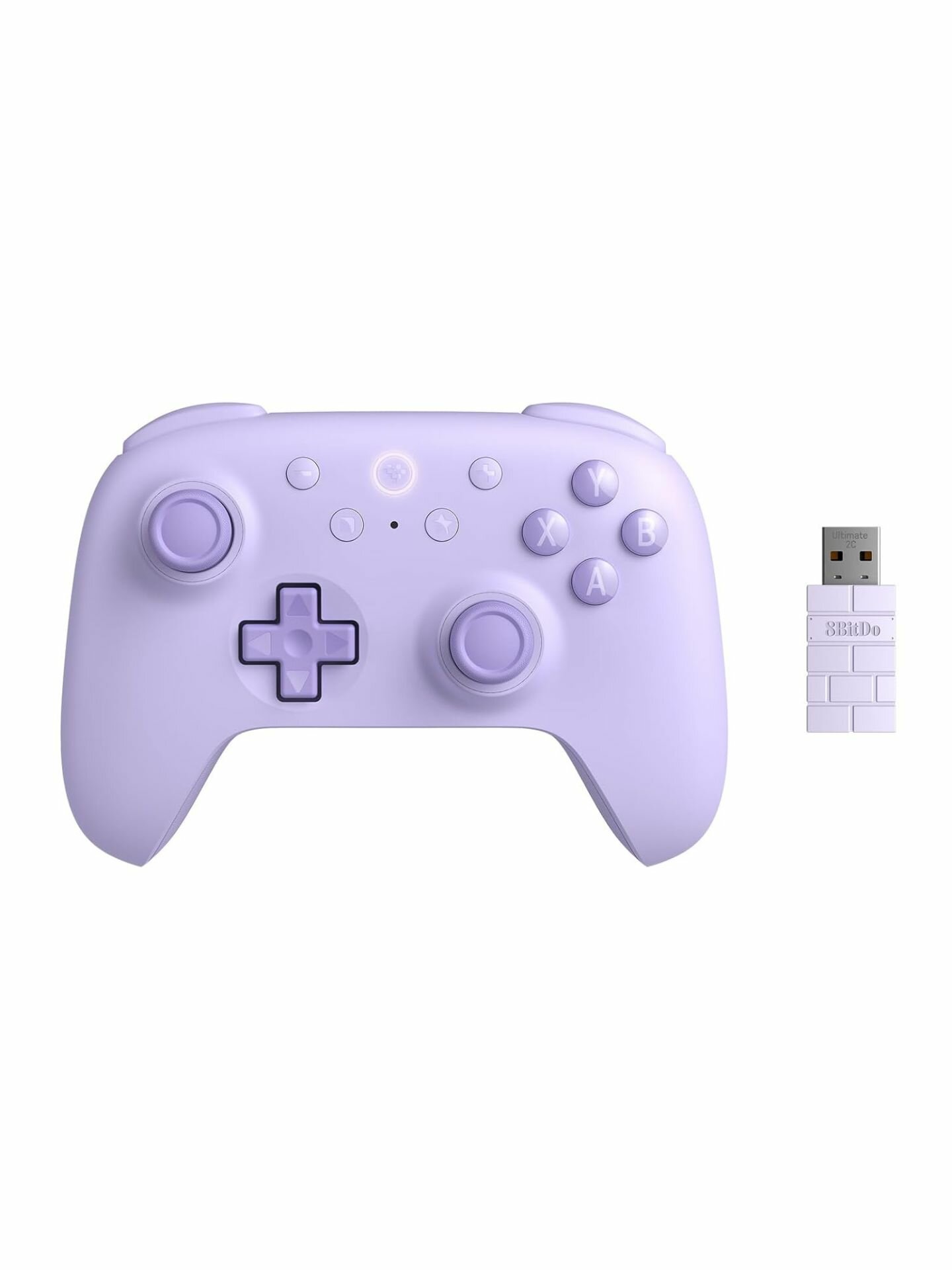 Беспроводной геймпад 8BitDo Ultimate 2C для ПК и Android, сиреневый