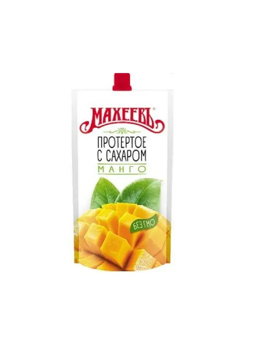 МахеевЪ Манго протертое с сахаром, 300г