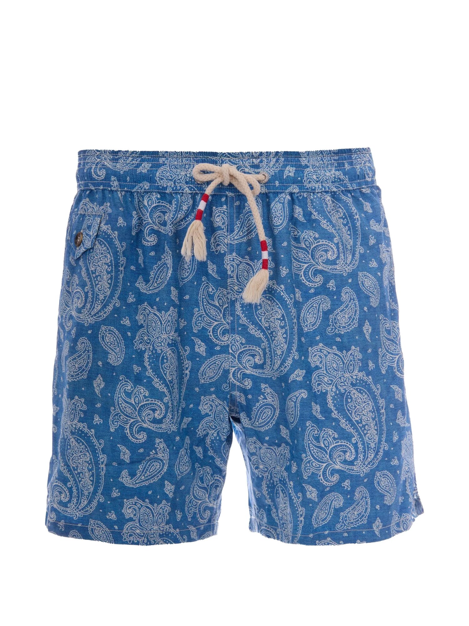 Шорты для плавания Paisley-print drawstring swim shorts