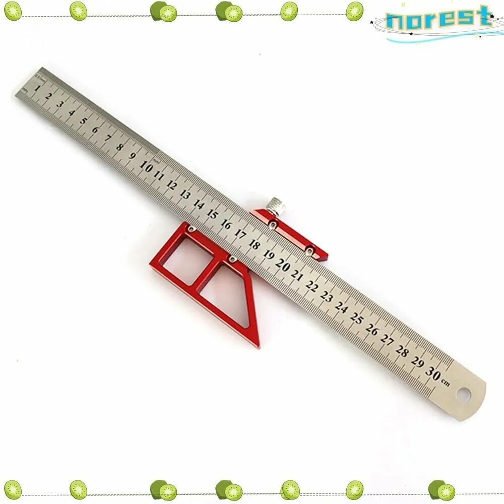 Stainless Steel Woodworking Measuring Ruler, легкий и компактный, для удобного хранения