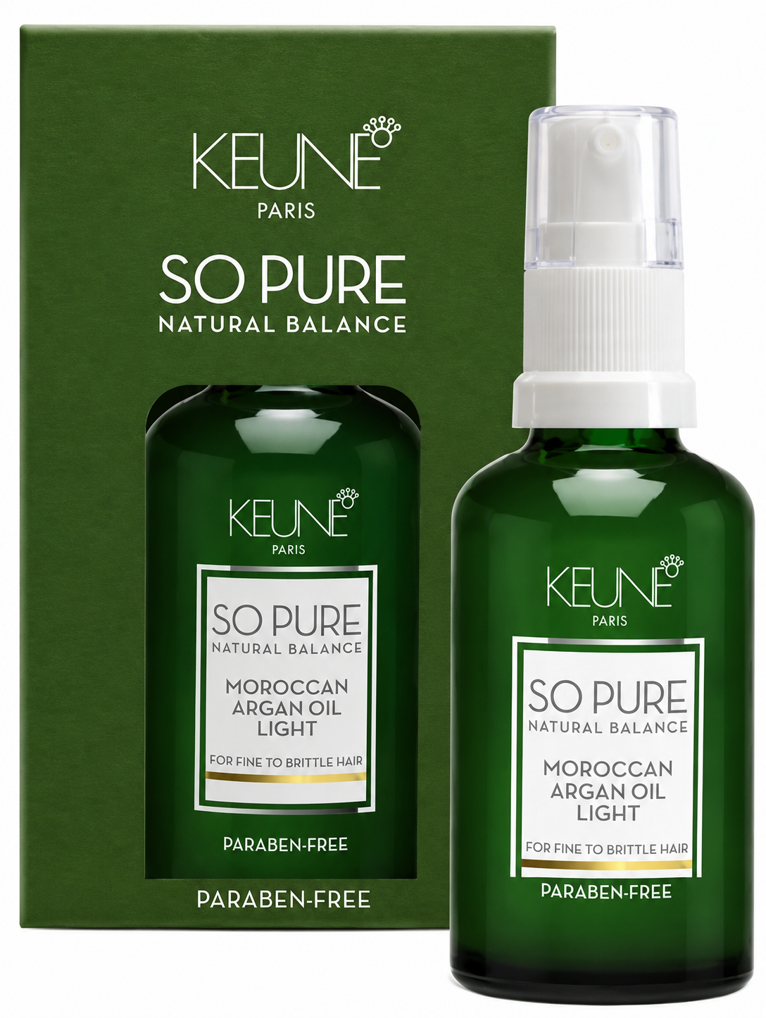 Keune So Pure Natural Balance Марокканское масло арганы для волос, 45 мл