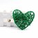 Ротанговые сердечки для декора Зеленый, 10CM, Dark Green