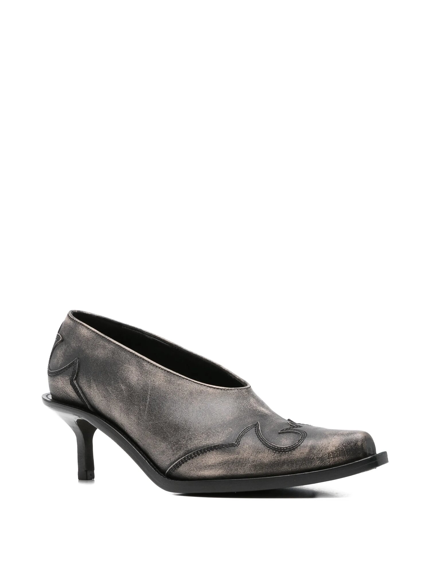 Туфли Ann Demeulemeester Leather pumps, размер 38, черный — фото 1