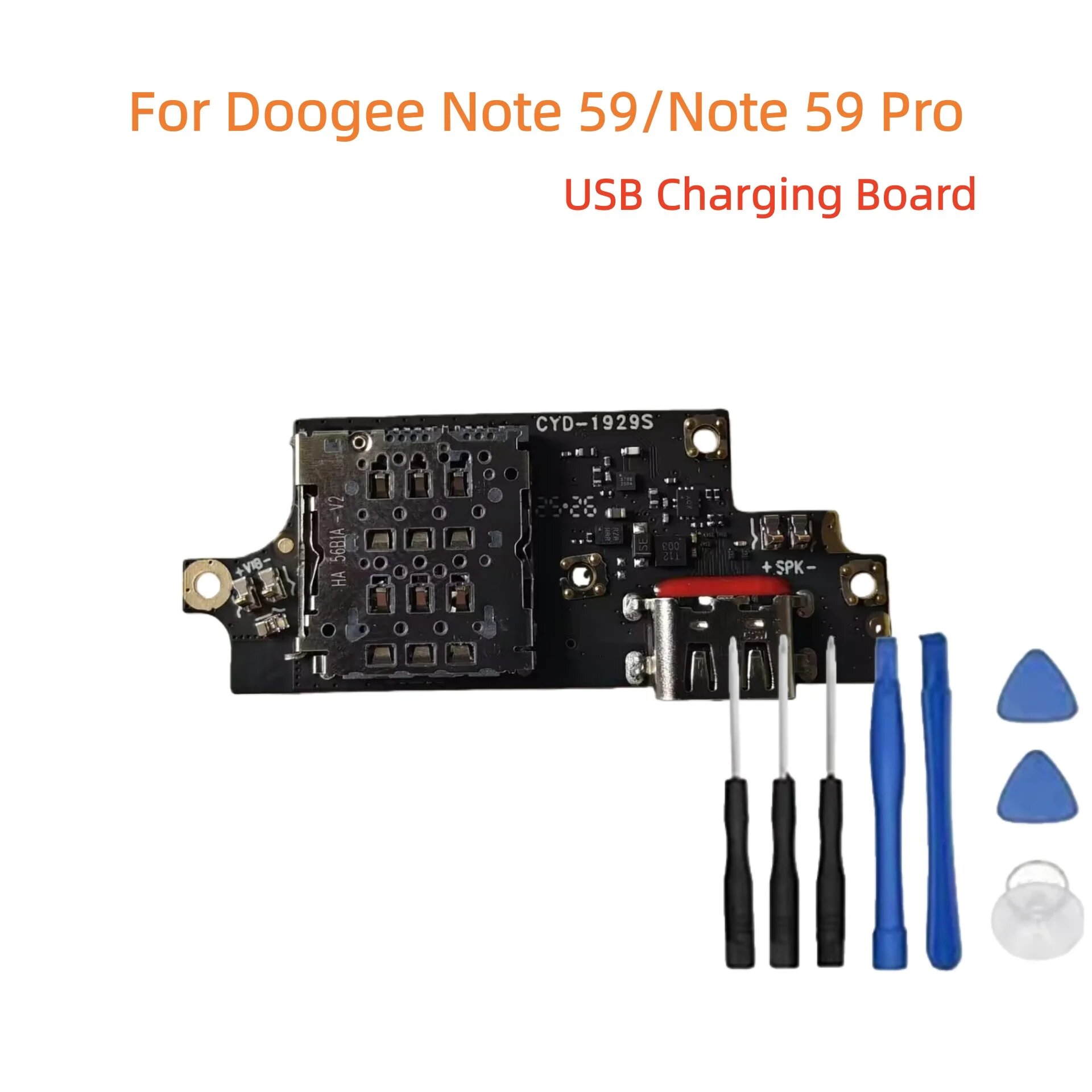 Для телефона Doogee Note 59, Note 59 Pro, печатная плата, USB-плата, зарядная док-станция, вилка, запасные части, аксессуары