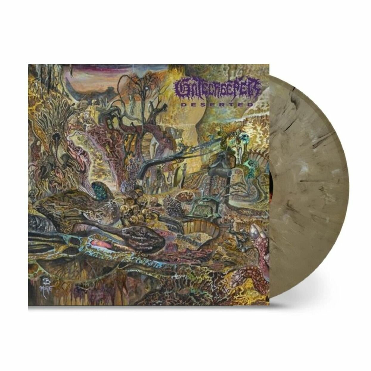 Виниловая пластинка Gatecreeper - Deserted, Vinyl, LP, Custom Marble, Tan, Black And Orange /> New