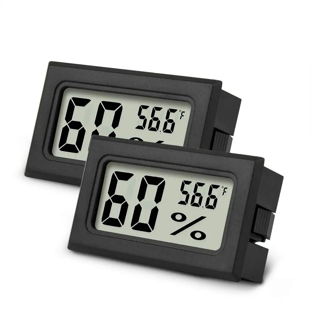 Цифровой термогигрометр Black-2PCS