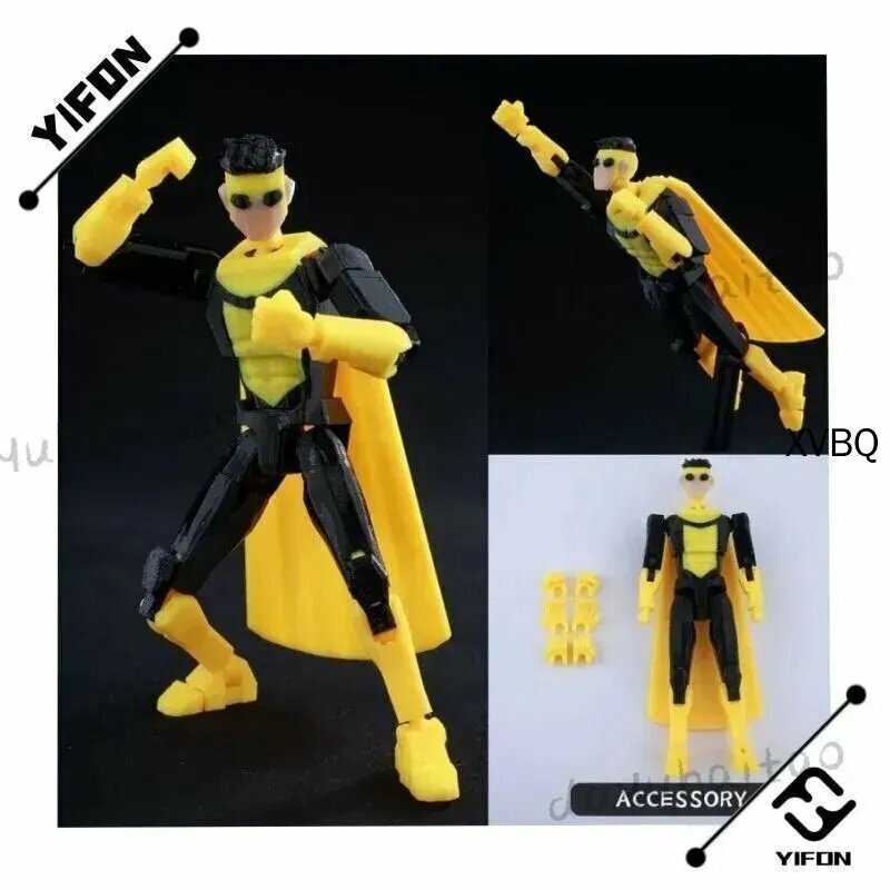 Фигурка Неуязвимый (Invincible-Dupli-Kate) Lucky Dummy 13,3D-печатный подвижный манекенdayuhaitao