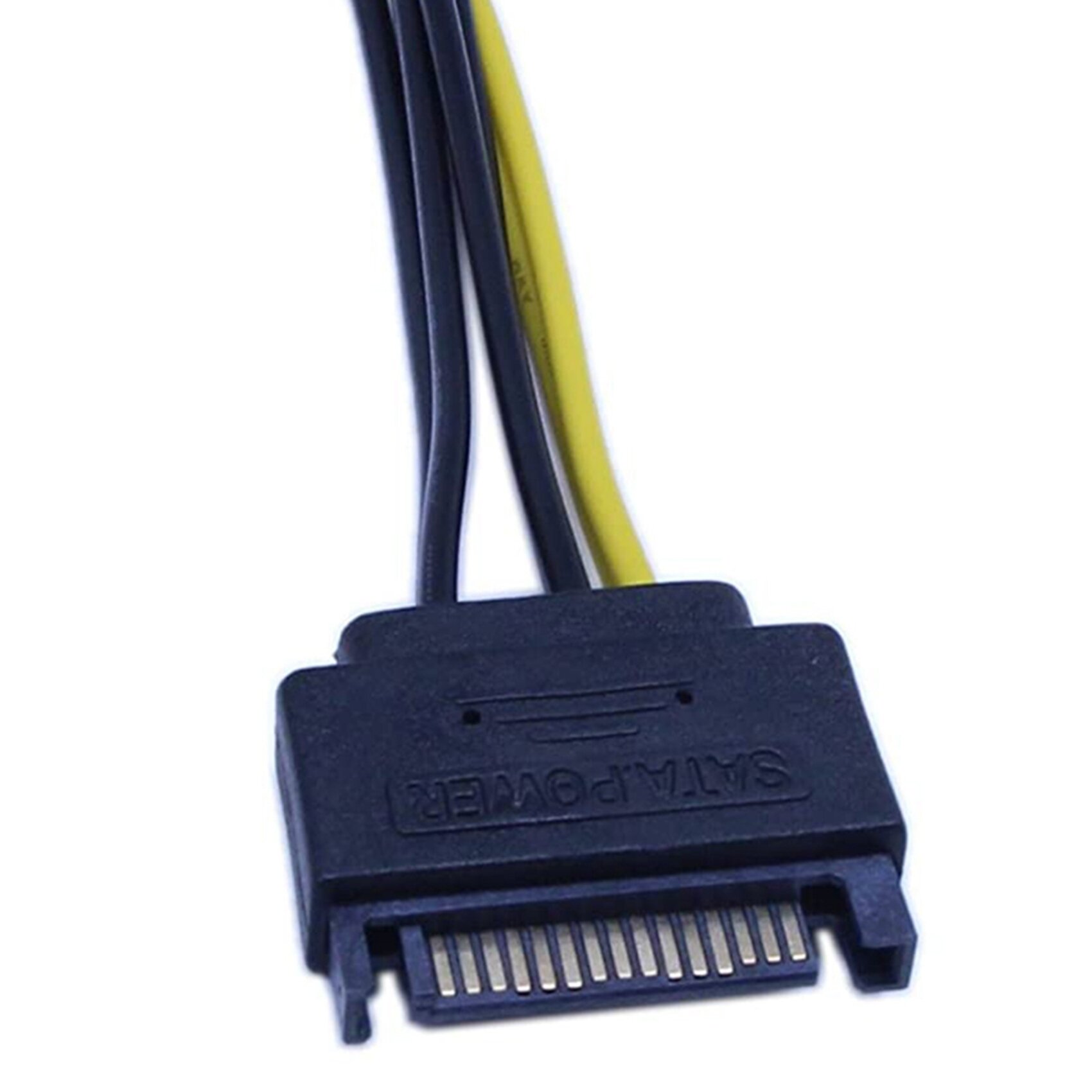 30 ШТ Новый 15-контактный разъем к 8-контактному (6 + 2) Кабелю питания PCI-E 20 см 15-Контактный 8-контактный Провод 18AWG