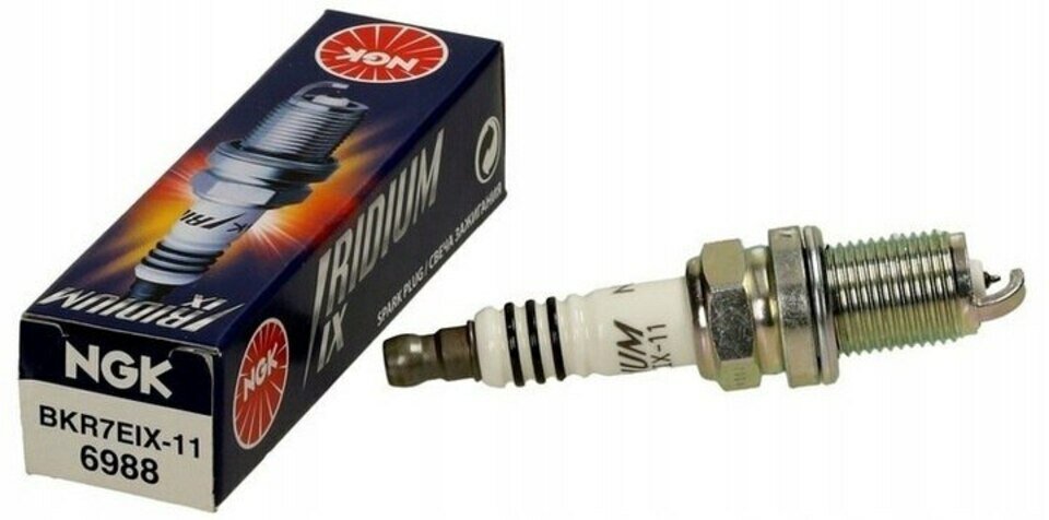 NGK ( оригинальная деталь ) 6988 Свеча зажигания BKR7EIX-11, 1 шт.