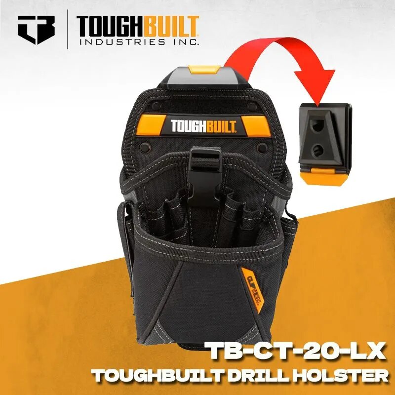 TOUGHBUILT TB-CT-20-LX Большая сумка для аккумуляторной дрели ToughBuilt, поясная сумка