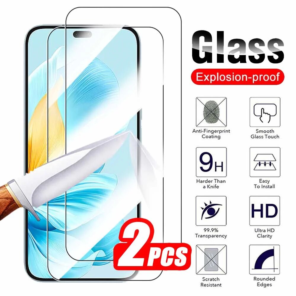 2 шт. закаленное стекло для Honor 200 Lite 5G Защитное стекло для Honor 200Lite Honor200 Lite Защитная пленка для экрана 6,7 дюйма