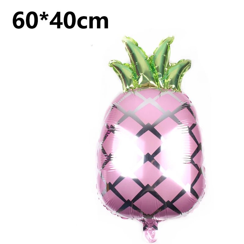 Фольгированные шары фрукты DAWN Розовый, pineapple pink