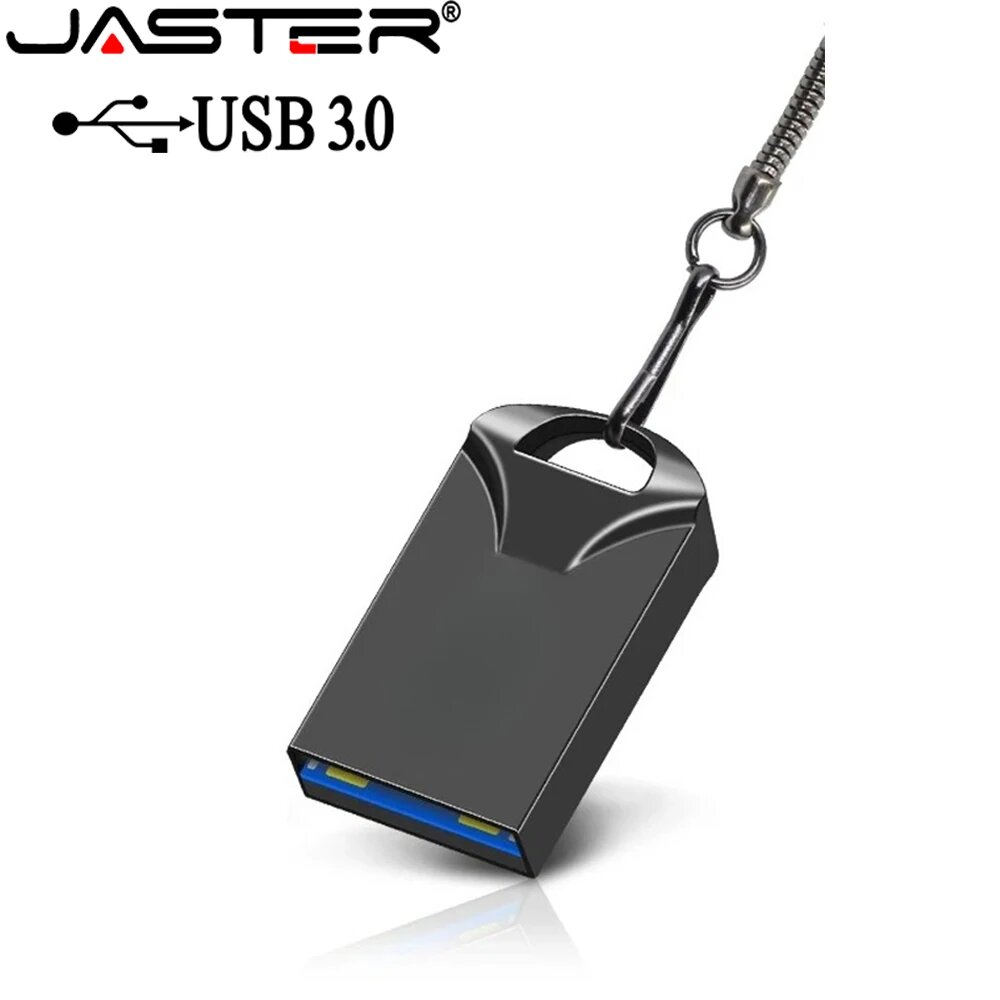 JASTER флешка 128 ГБ USB 3.0 черная