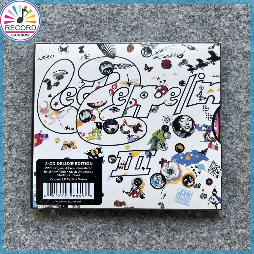 Led Zeppelin 3 III 2CD Совершенно новый Запечатанный Альбом